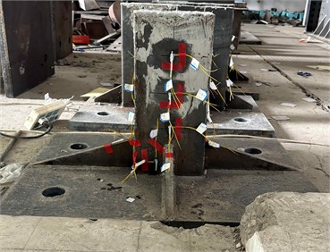 Static push out test of rectangular steel tube concrete components ...